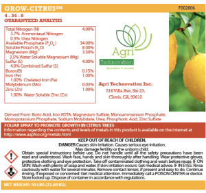 GROW CITRUS - Agri Technovation
